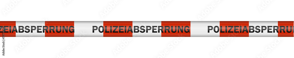 Polizeiabsperrband Rot Weiß Stock-Vektorgrafik | Adobe Stock
