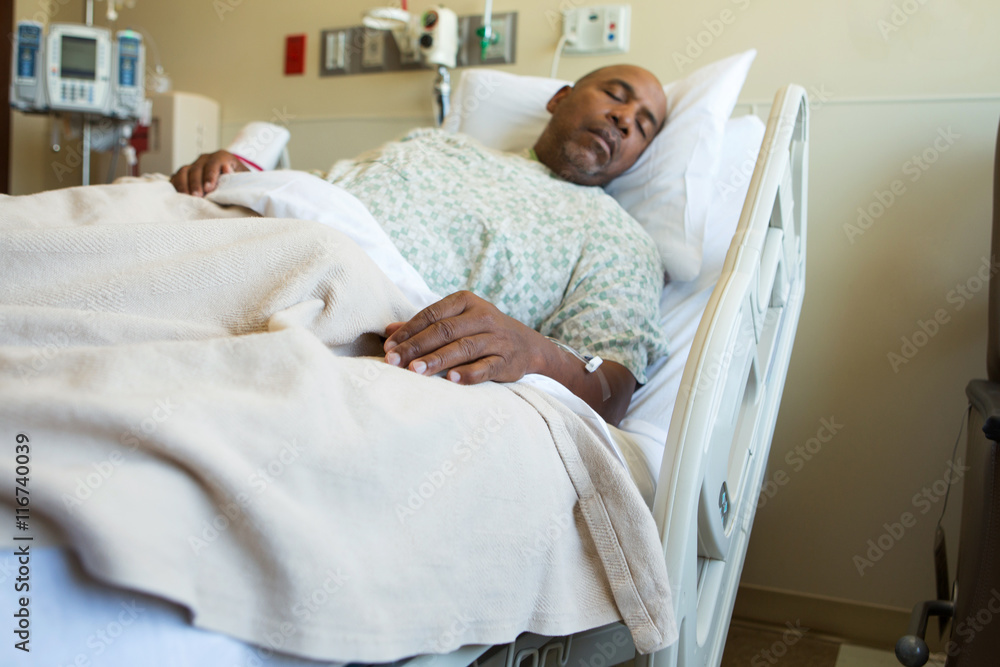 African American Man In A Hospital Bed Stock Photo Adobe Stock African American Man In A Hospital Bed Stock Photo Adobe Stock