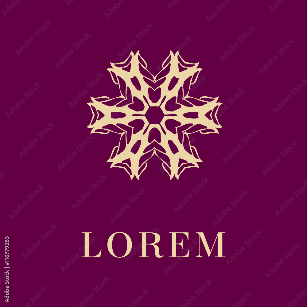 Set of monogram logo template Stock Vector | Adobe Stock