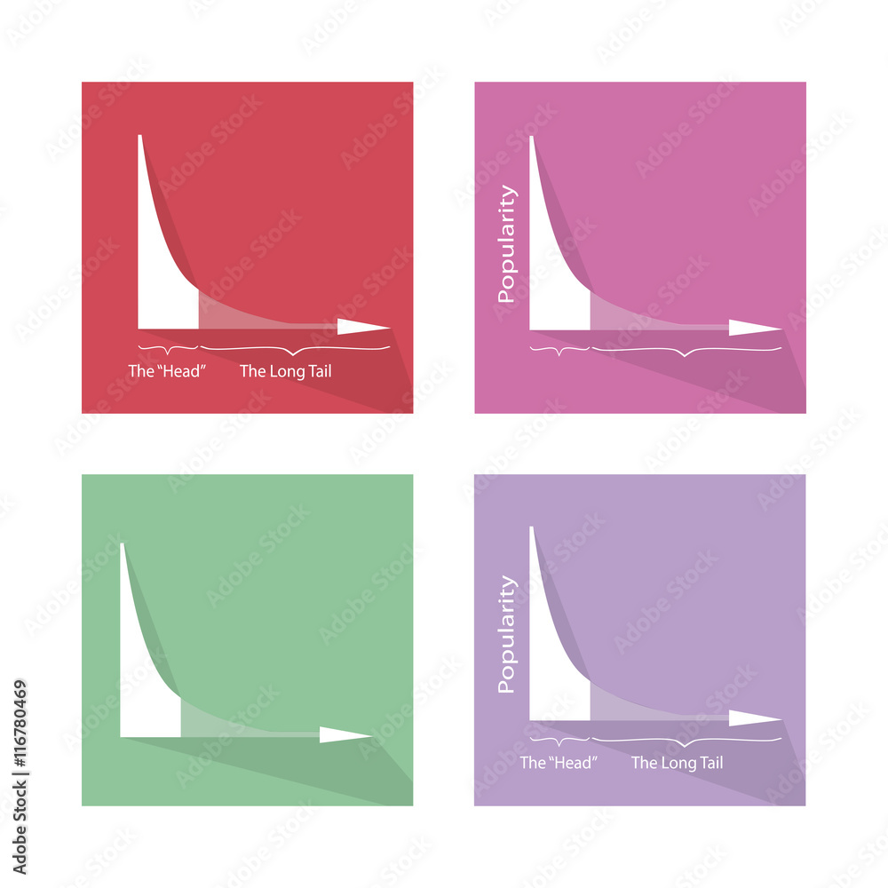 Charts and Graphs, Illustration Collection of Fat Tailed and Long ...