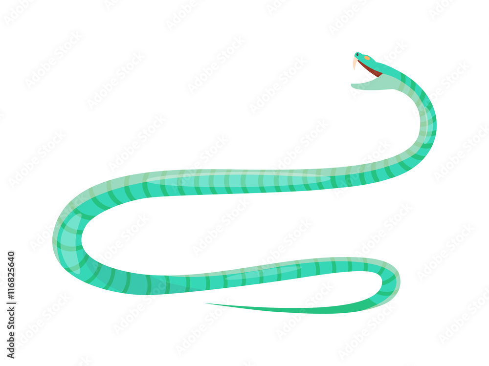 Vector viper snake Stock Vector | Adobe Stock