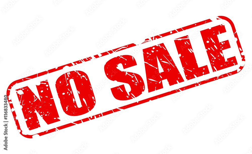 NO SALE ON stamp text Stock-Vektorgrafik | Adobe Stock