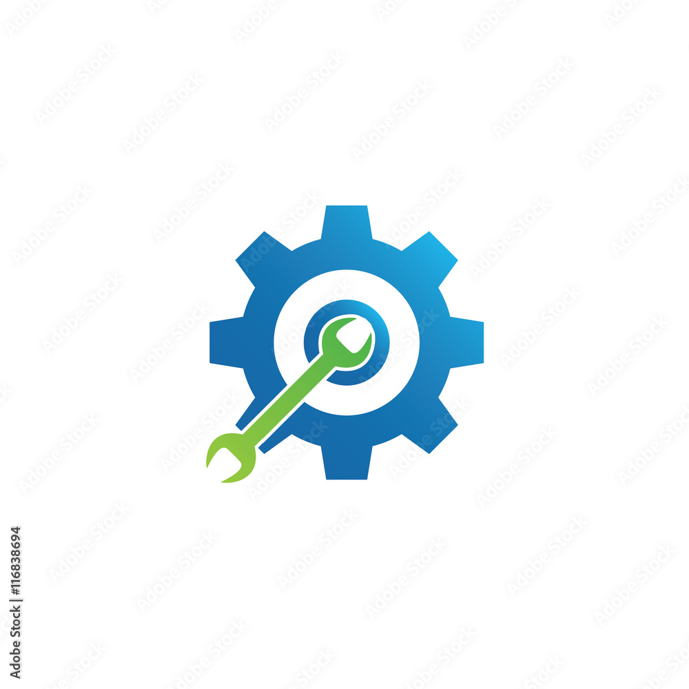 Service Industries Logo Template Stock Vector | Adobe Stock