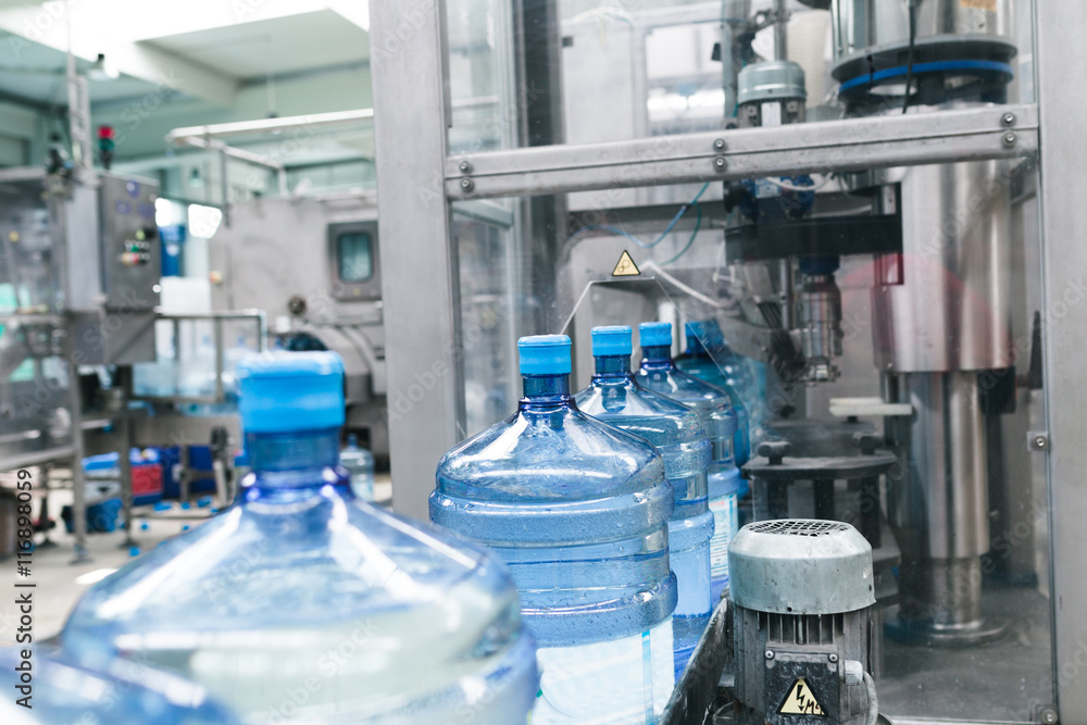 Water factory - Water bottling line for processing and bottling pure ...
