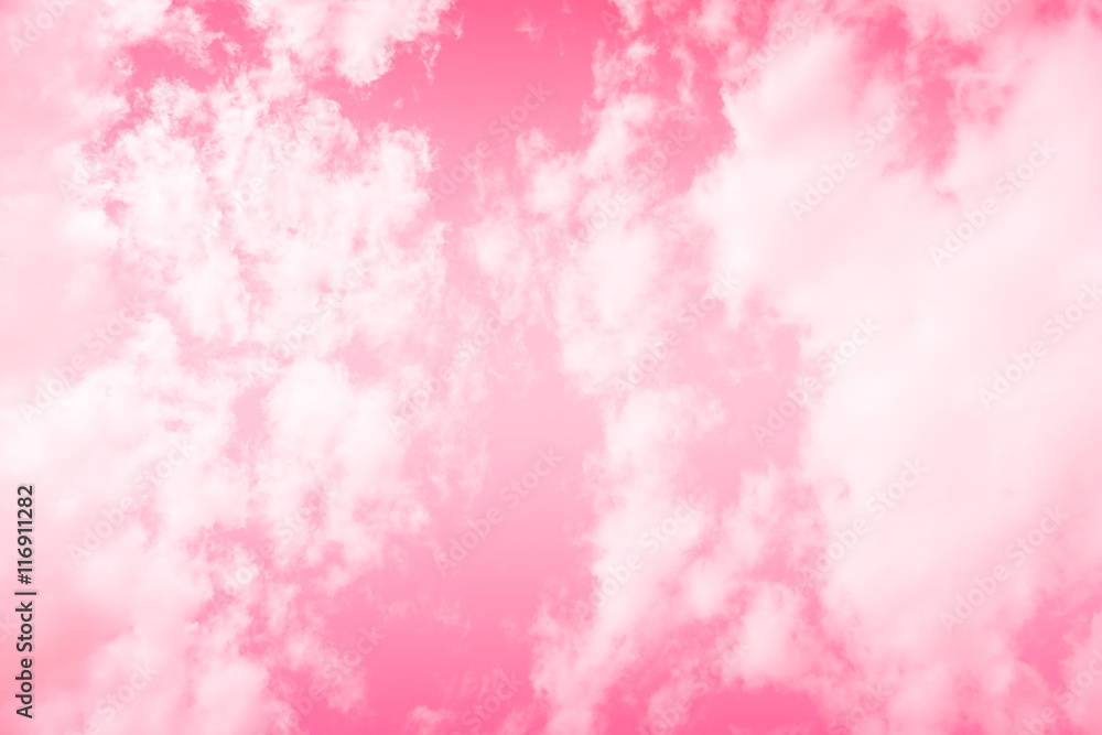 Bright pink gradient filter sky and clouds for background Stock Photo ...
