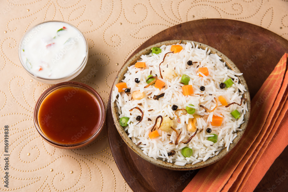 indian veg biryani, veg pulav, Indian vegetable pulav, Biriyani ...