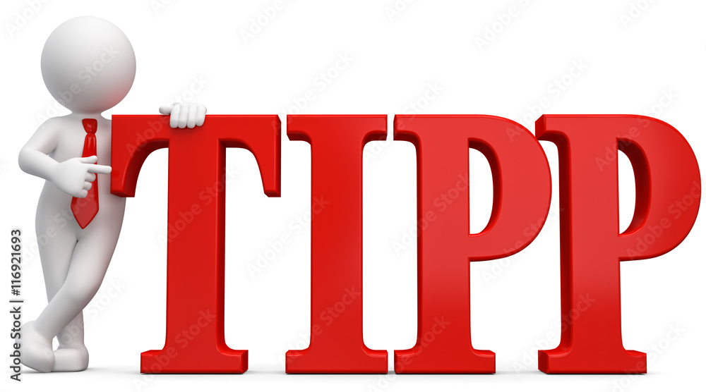 3d Männchen gibt Tipps und Tricks zur Benutzung. Stock Illustration ...