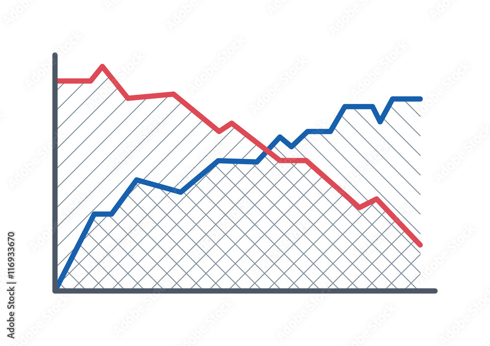Business data graph analytics vector elements. Bar pie charts diagrams and graphs flat icon ...