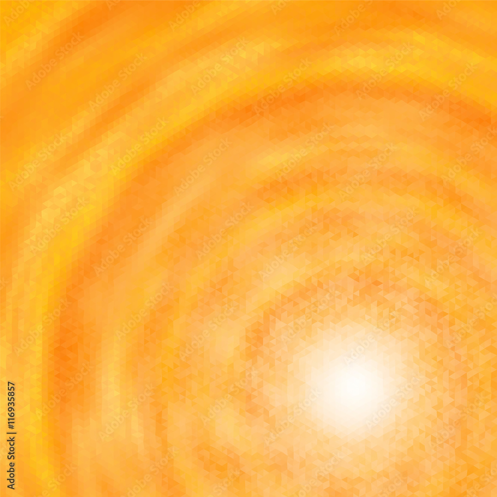 abstract yellow round background Stock Vector | Adobe Stock