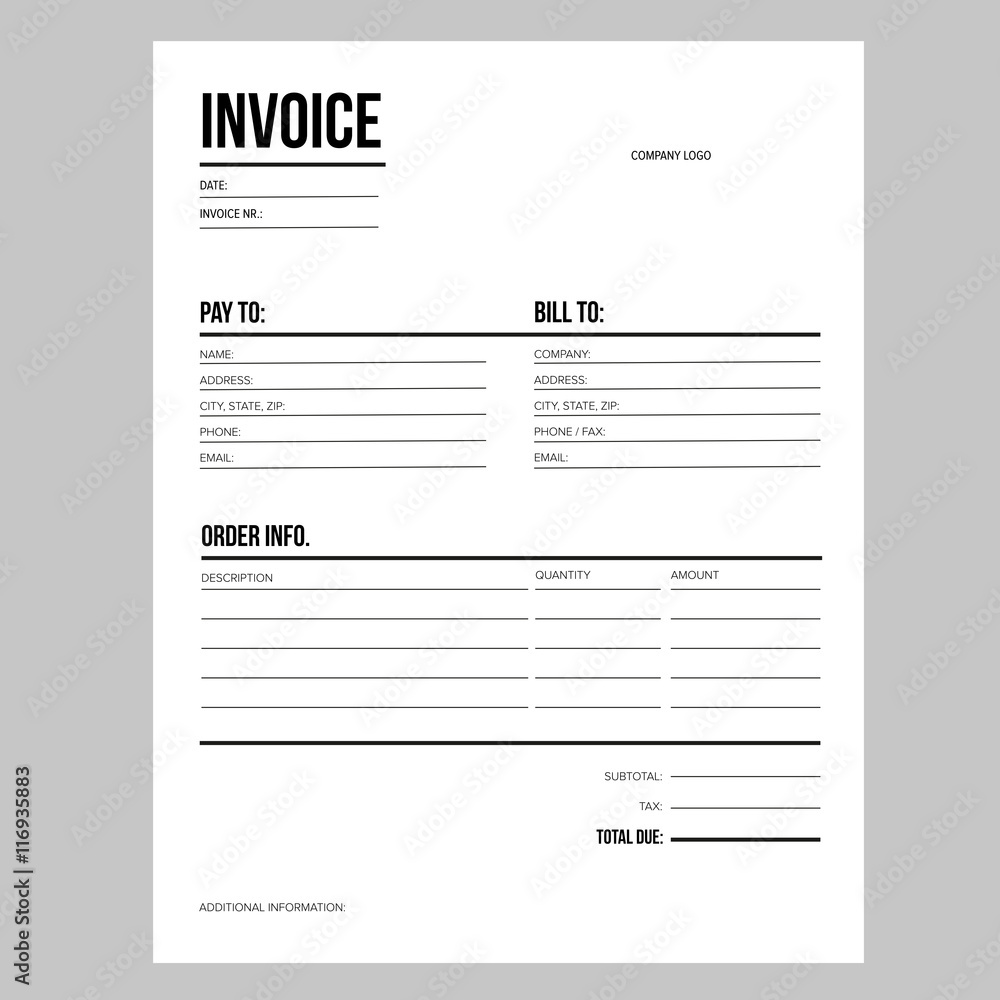 Invoice Template, Printable Invoice, Business Form,, 56% OFF Invoice Template, Printable Invoice, Business Form,, 56% OFF