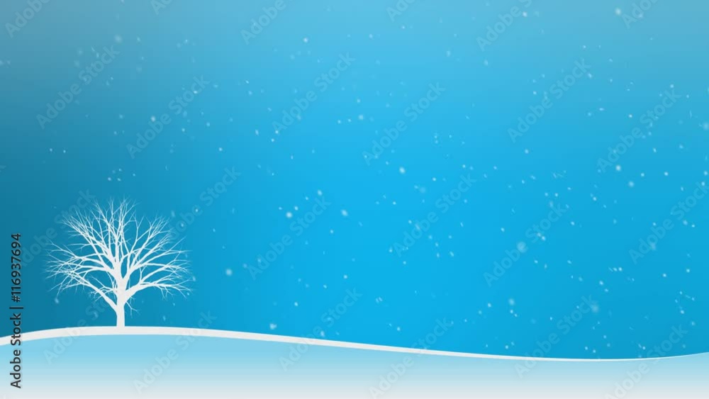 Loopable animation of a landscape showing the four seasons. Check my ...