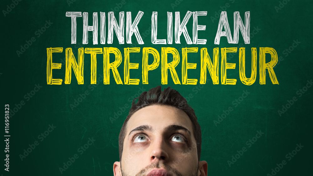 Think Like an Entrepreneur Stock Photo | Adobe Stock