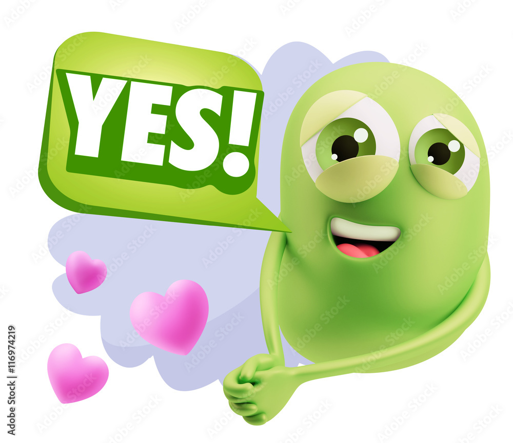 Yes Animated Emoticon