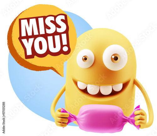 Miss You Emoticon