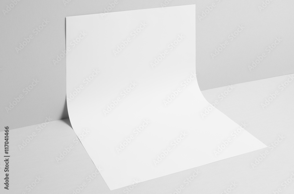 A3 Poster Mock-Up - Wall Background Stock Photo | Adobe Stock