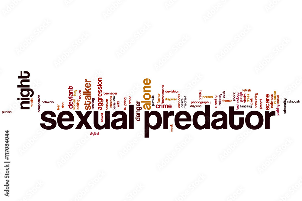 Sexual Predator Word Cloud Concept Stock Illustration Adobe Stock
