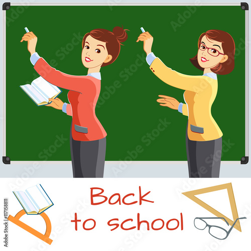 Two Teachers Clipart