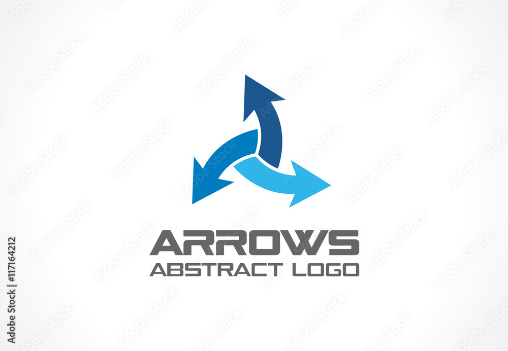 Abstract logo for business company. Corporate identity design element ...