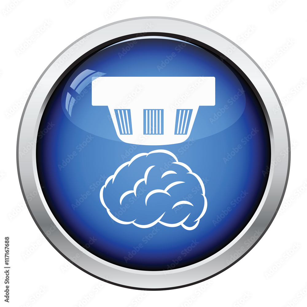 Smoke sensor icon Stock Vector | Adobe Stock