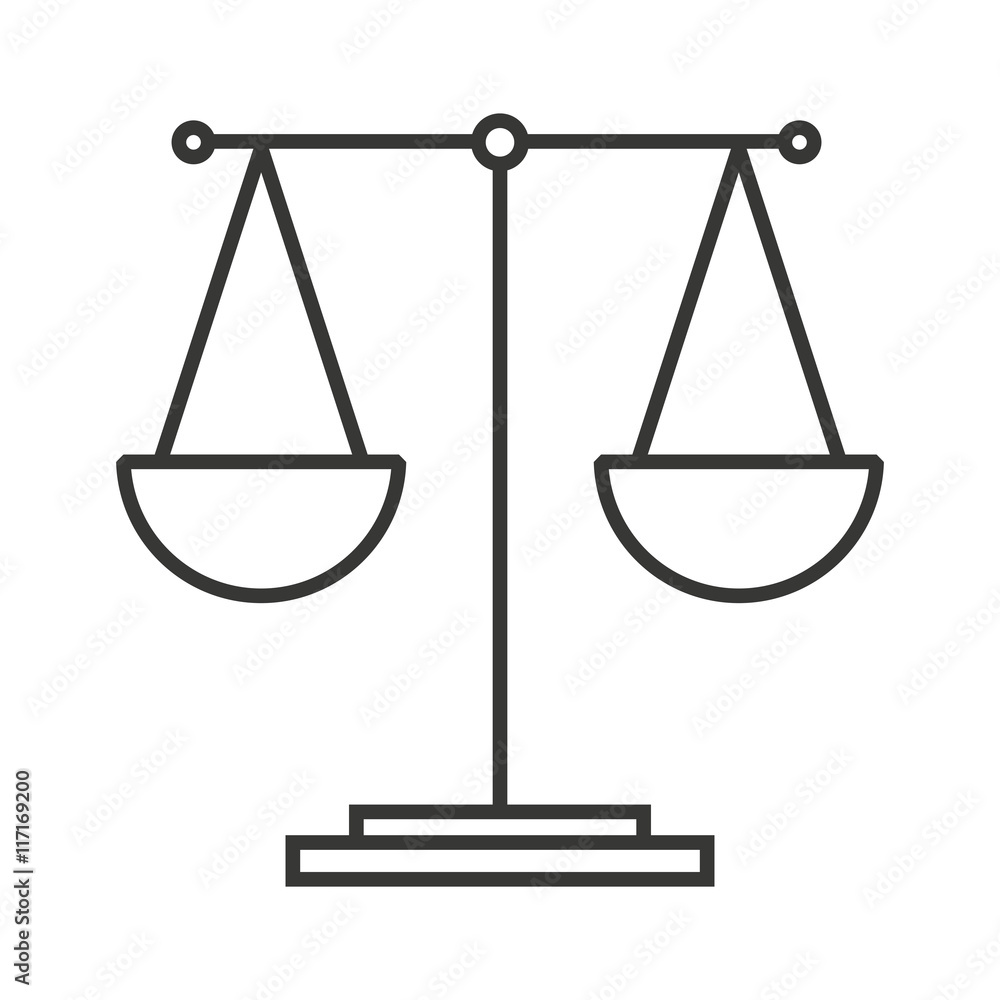 balance equality scale icon Stock Vector | Adobe Stock
