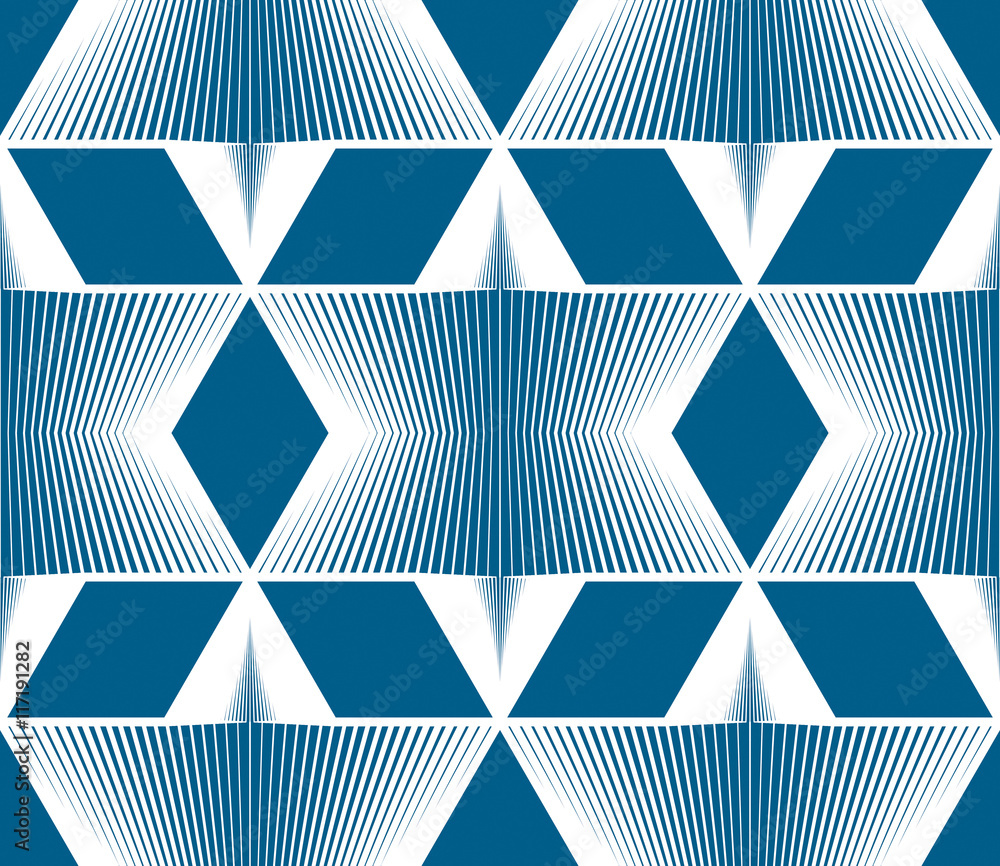 Continuous vector pattern with graphic lines, decorative abstrac Stock ...