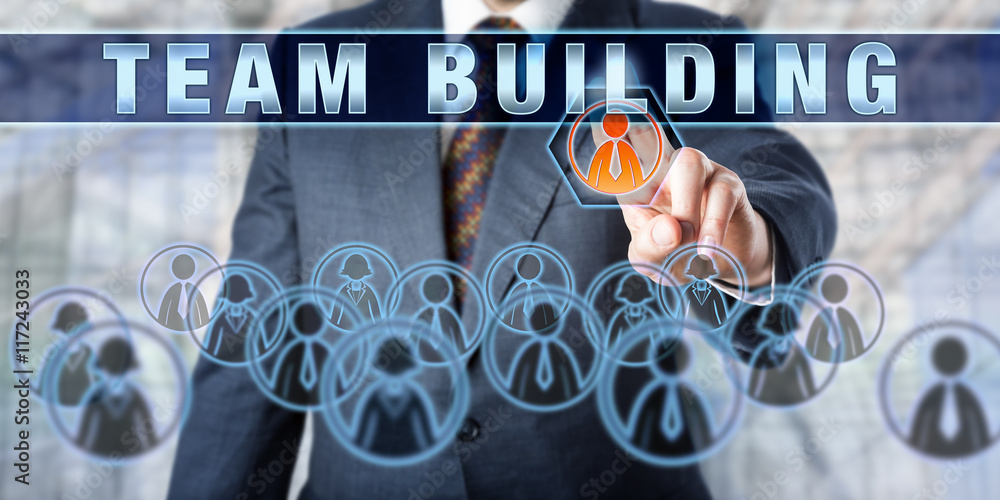 Corporate Manager Pressing TEAM BUILDING Stock Photo | Adobe Stock Corporate Manager Pressing TEAM BUILDING Stock Photo | Adobe Stock