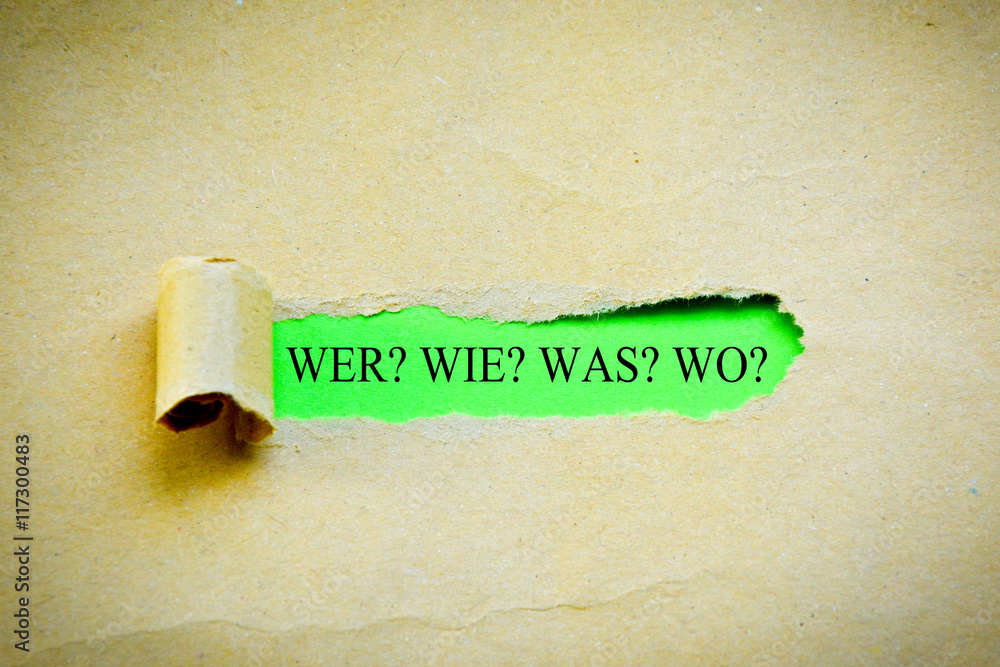 Wer wie was Stock-Foto | Adobe Stock