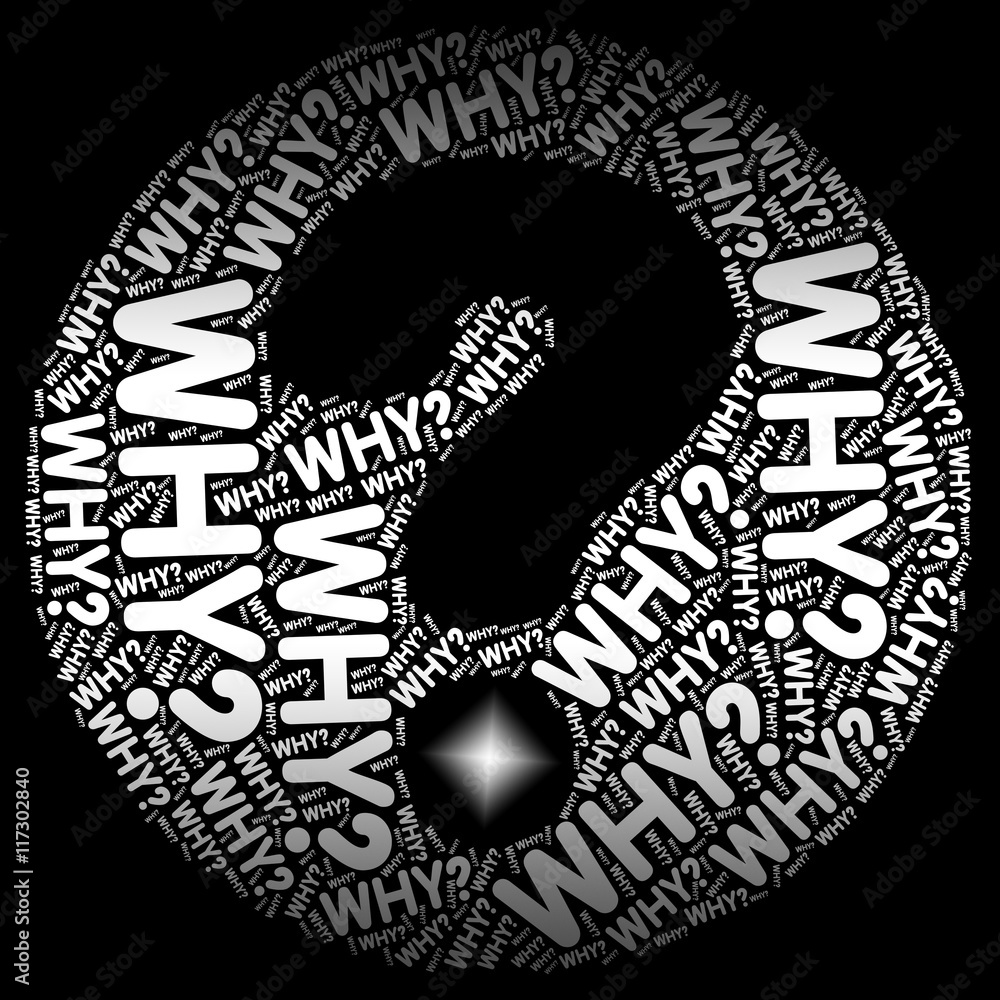 Why Question Mark Represents Confusion Questions And Aim Stock Photo ...