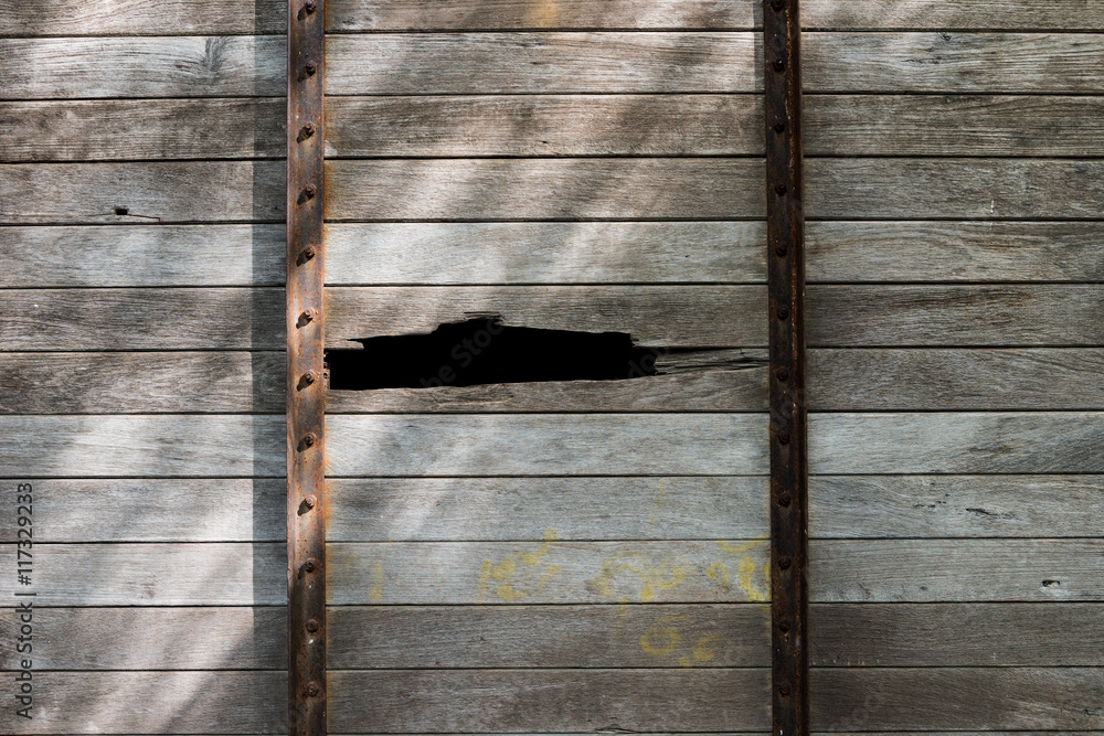 Old railway track wood wall texture background Stock Photo | Adobe Stock