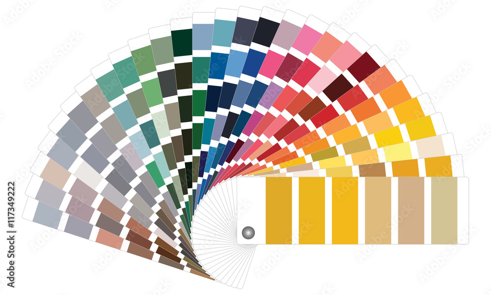 Pantone color palette Stock Vector | Adobe Stock
