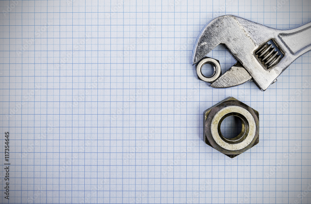 Technical topic on graph paper Stock Photo | Adobe Stock