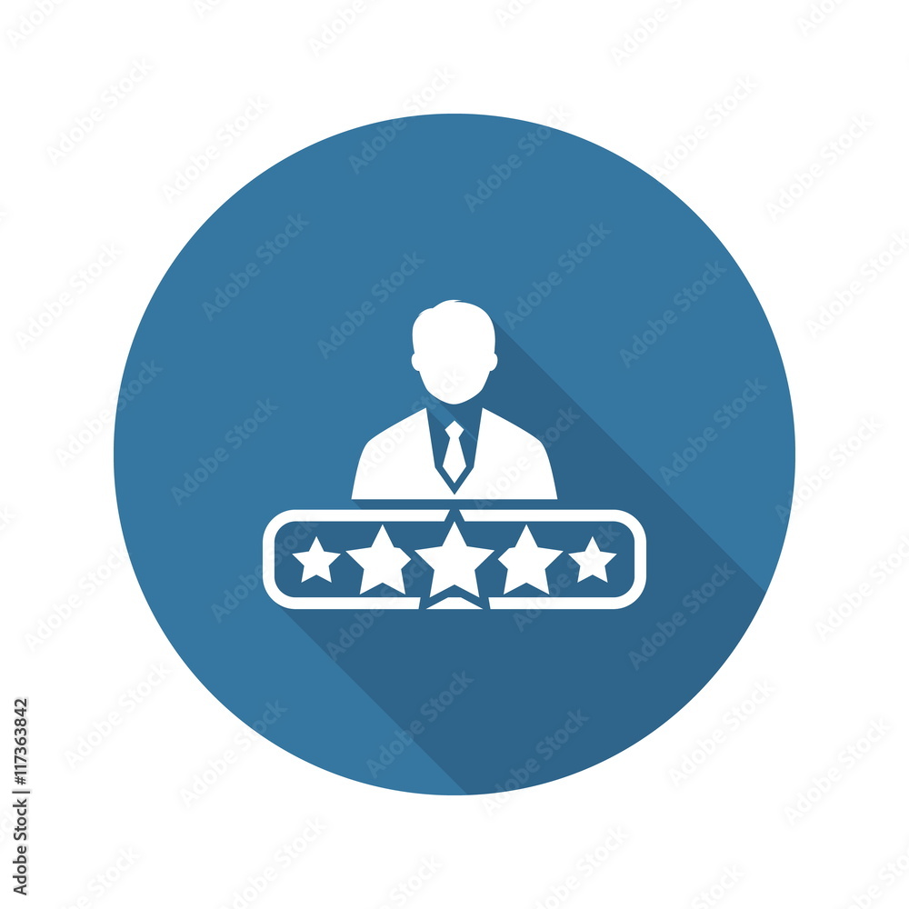 Quality Management Icon. Flat Design. Stock Vector | Adobe Stock