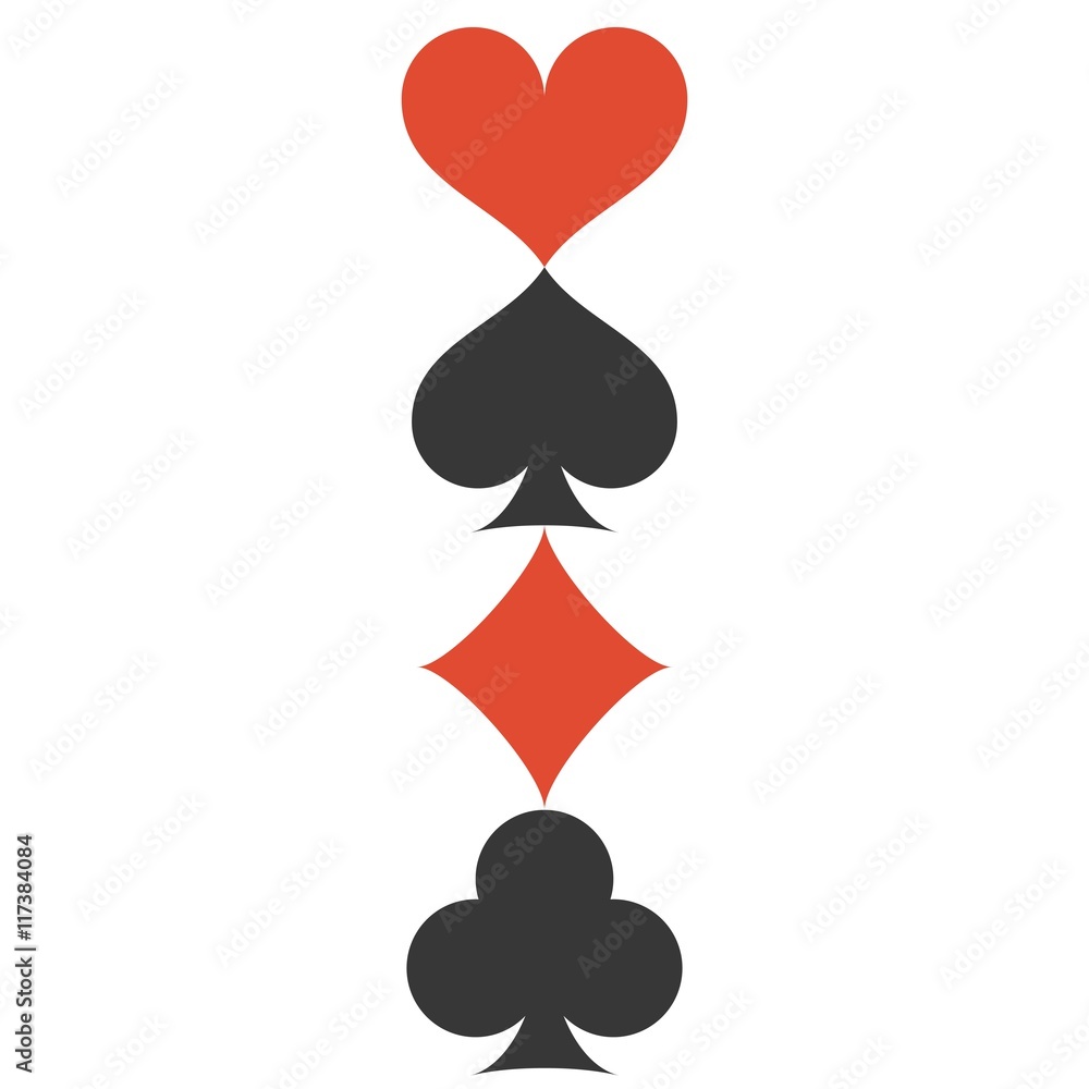 Heart Spade Club Diamond Templates