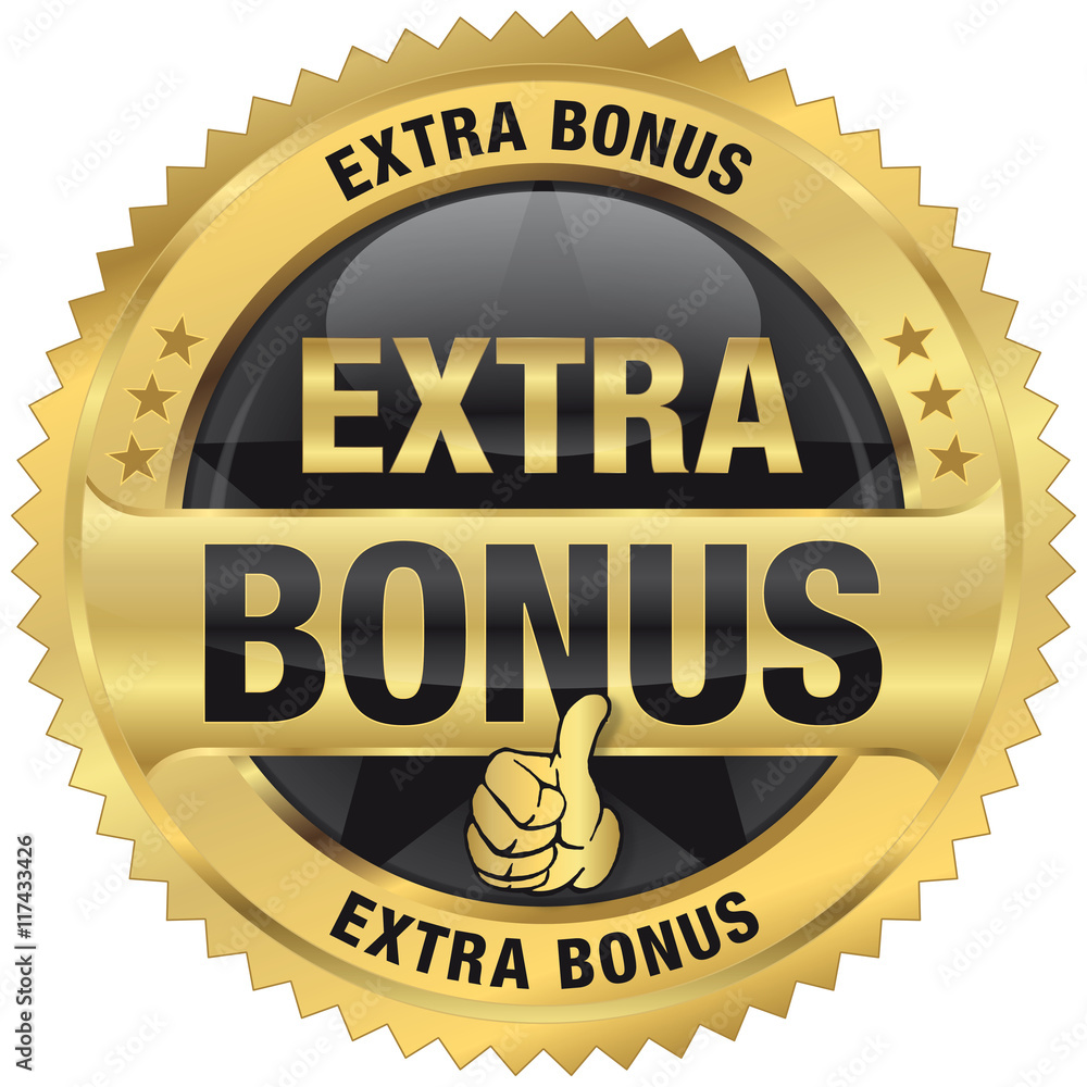Extra Bonus Stock Vector | Adobe Stock