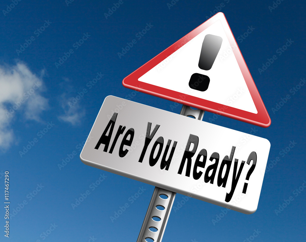Are You Ready Stock Illustration | Adobe Stock