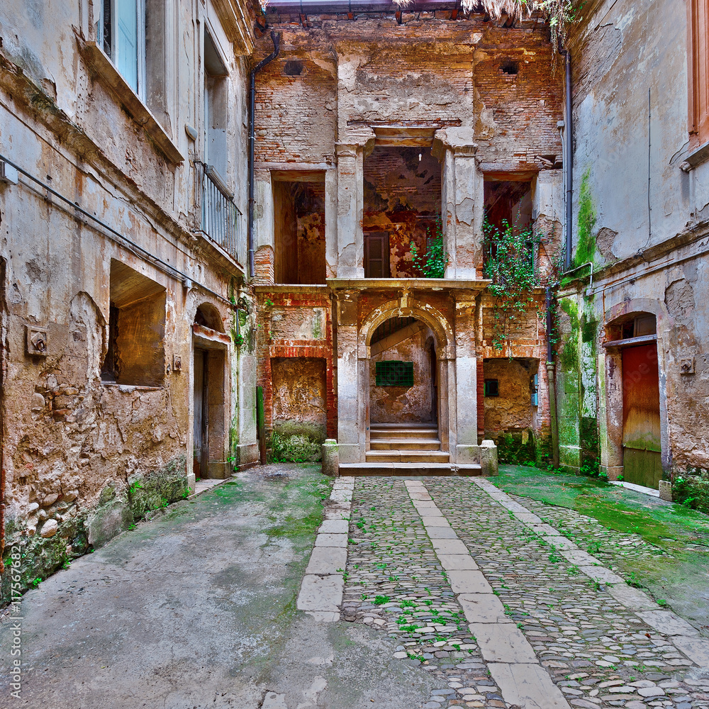 Courtyard Stock Photo | Adobe Stock