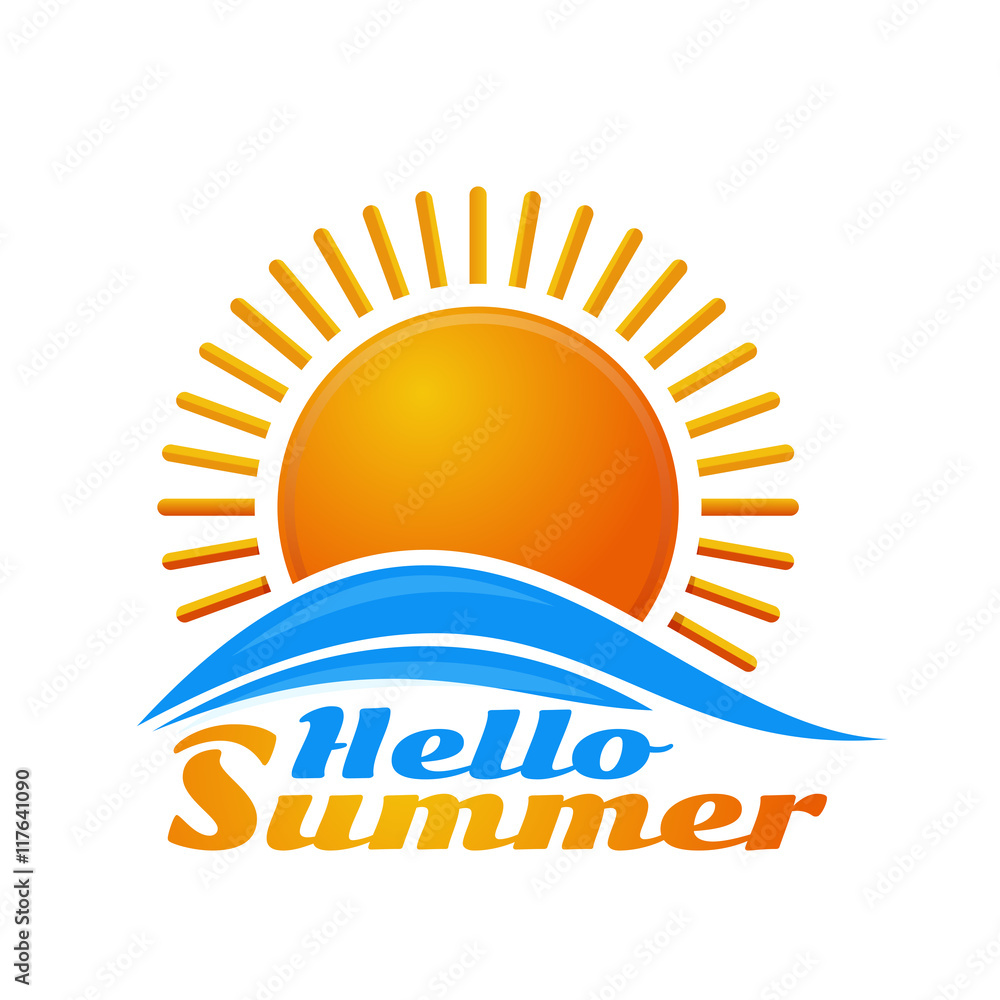 Summer Sun Logo Design