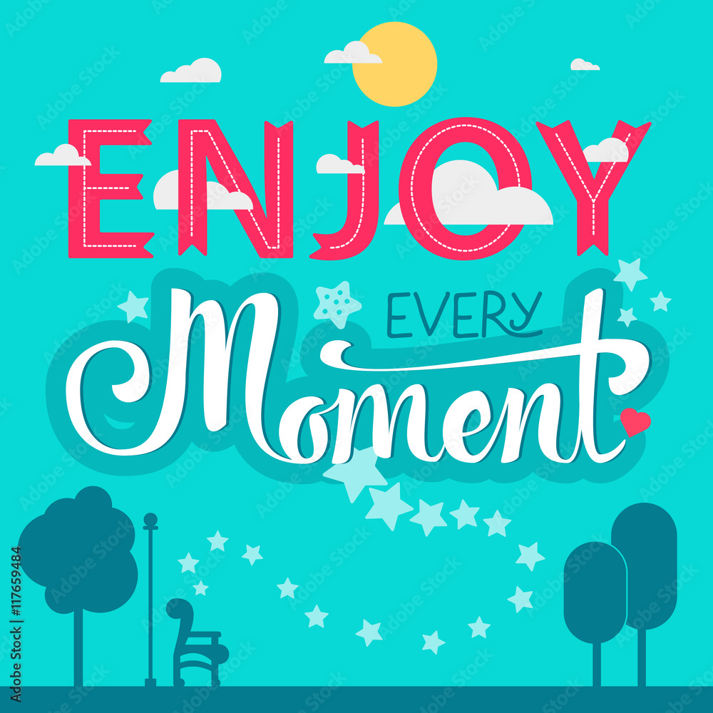 Lettering motivation poster Stock Vector | Adobe Stock