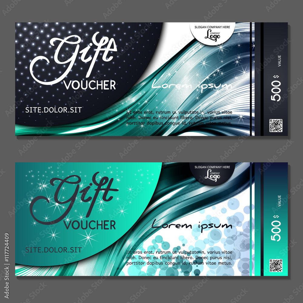 Gift voucher. Vector, illustration. Stock Vector | Adobe Stock