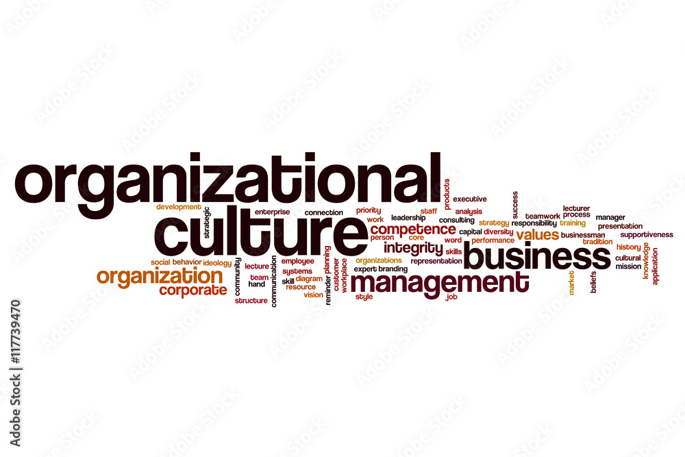 Organizational culture word cloud concept Stock Illustration | Adobe Stock