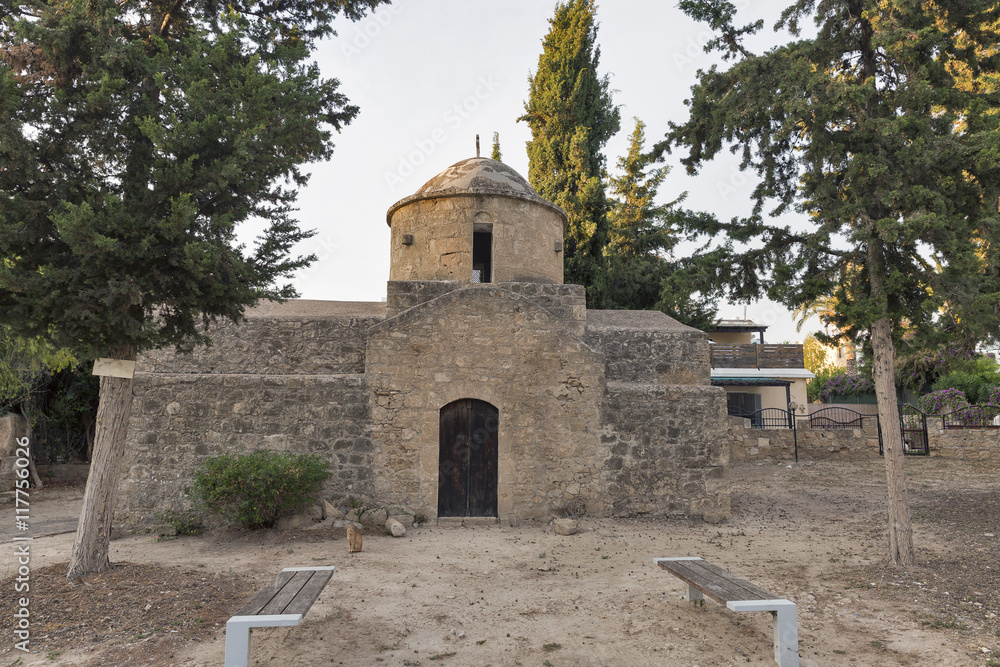 Small Paphos church in Cyprus Stock Photo | Adobe Stock