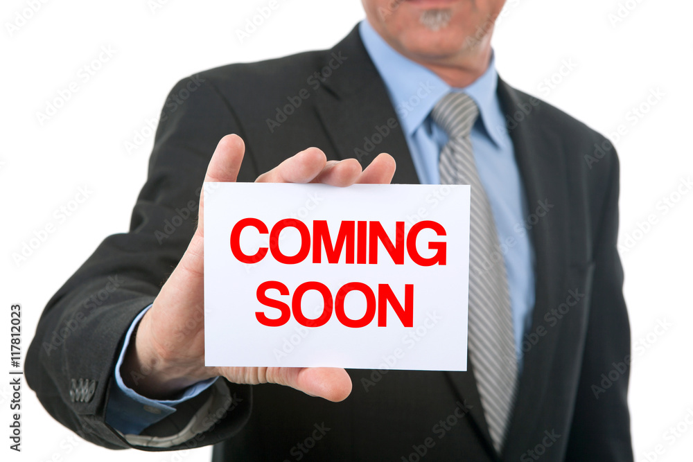Coming soon Stock-Foto | Adobe Stock
