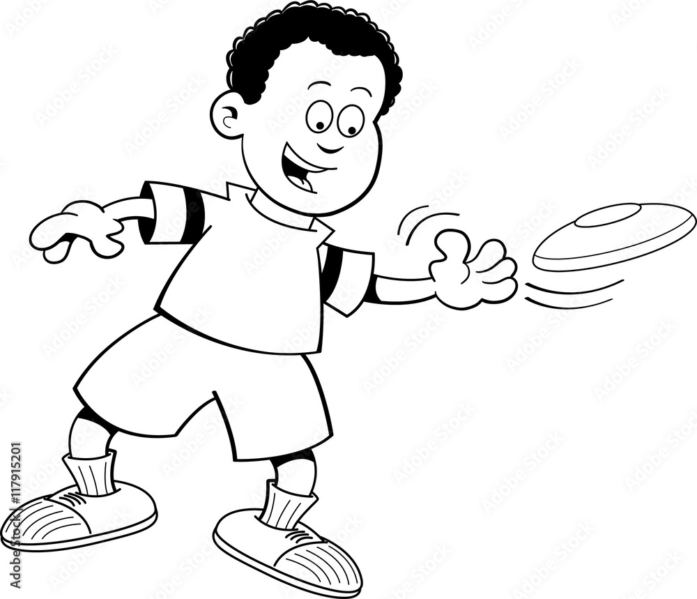 Frisbee Clipart Black And White