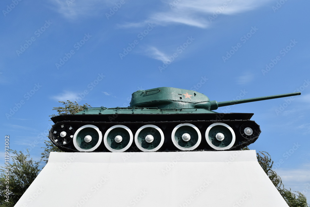 Museum copy of the tank Stock Photo | Adobe Stock