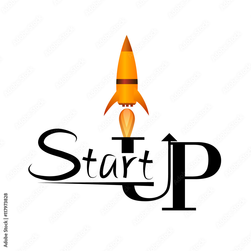 Startup logo.vector illustration vector de Stock | Adobe Stock
