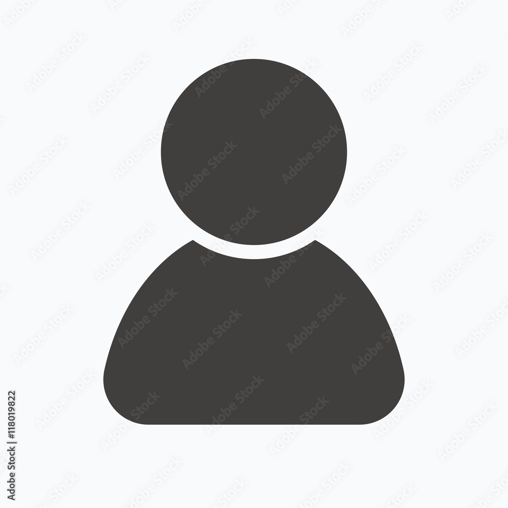 User icon. Human person sign. Stock Vector | Adobe Stock