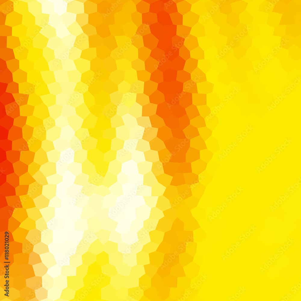 Fire low poly hexagon style vector mosaic background Stock Vector ...