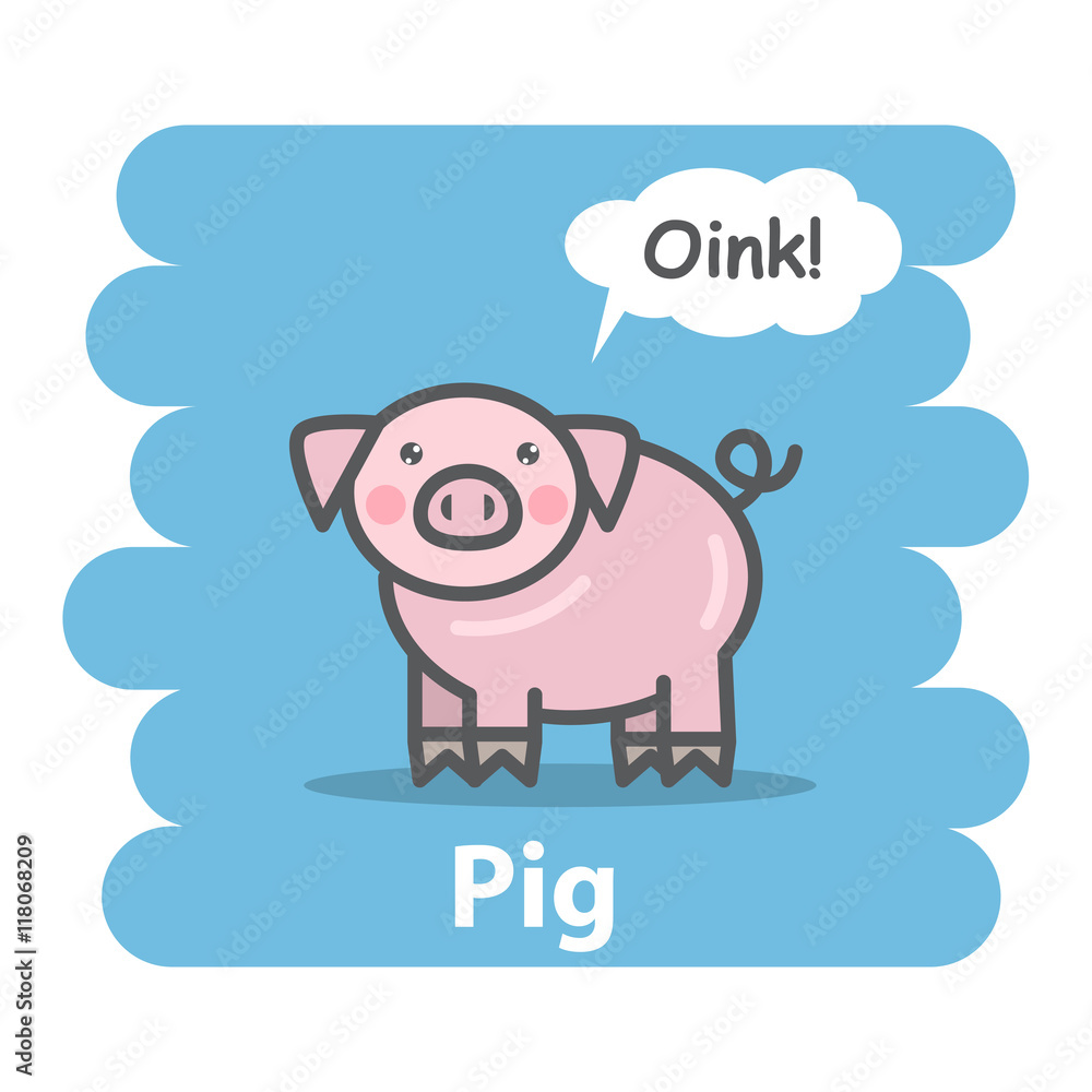 Pig Saying Oink