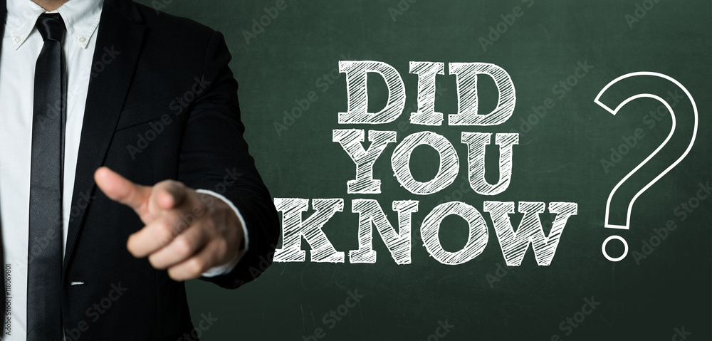 Did You Know? Stock Photo | Adobe Stock