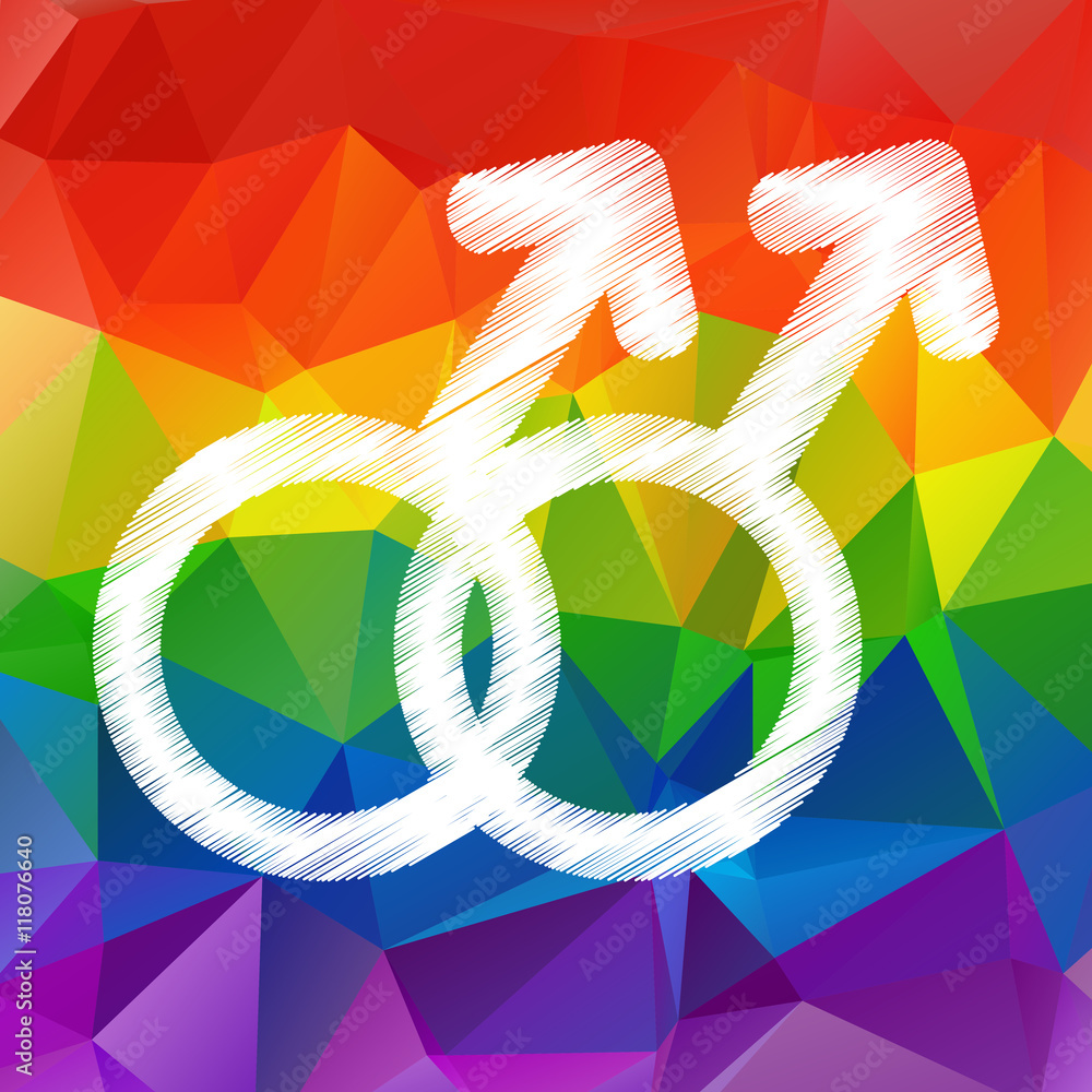 girl couple symbol Stock Vector | Adobe Stock